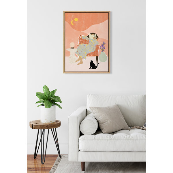 Dakota Fields Sylvie A Wine a Day Keeps the Doctor Away Framed Canvas by Alja Horvat - Wayfair ...